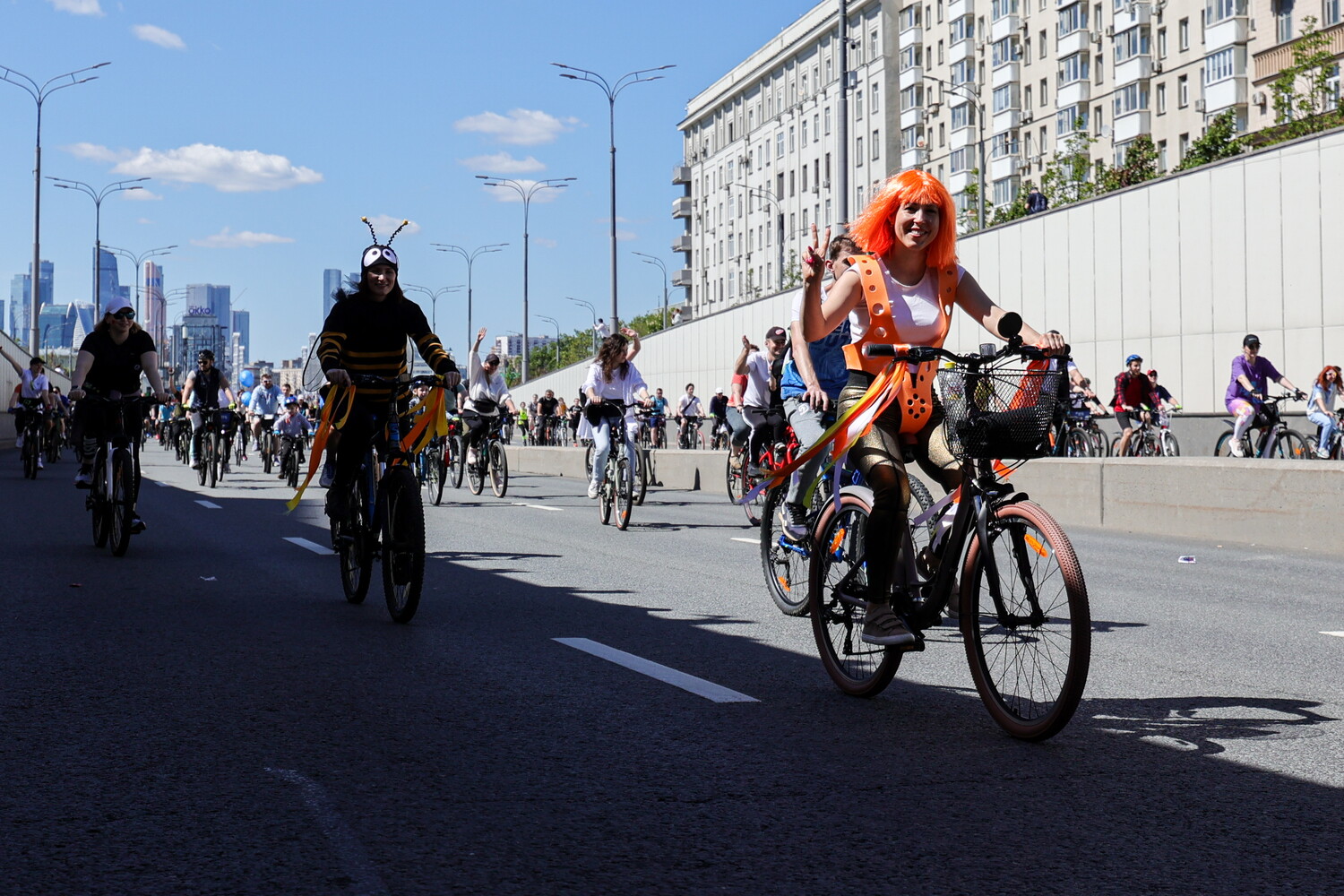 В Москве прошел велофестиваль - Газета.Ru